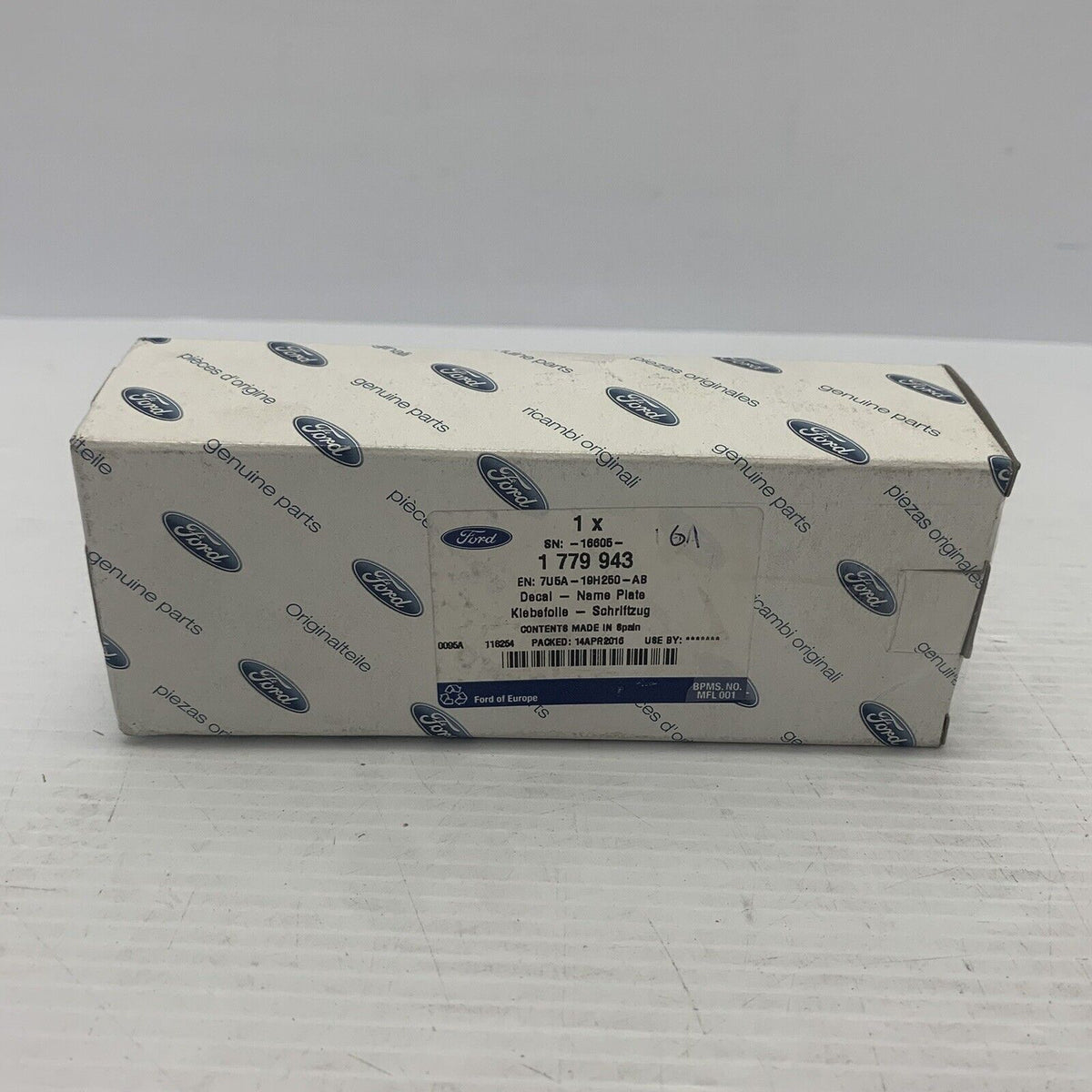 Genuine Ford Front/Rear Name Plate Badge Decal Emblem 2494973 – Genuine ...