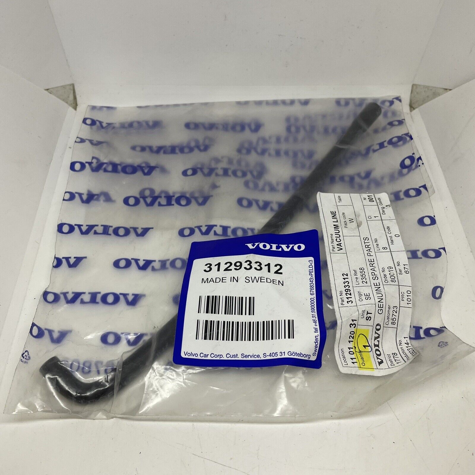 Genuine Vauxhall Vacuum Line 31293312 – Genuine Parts Ltd