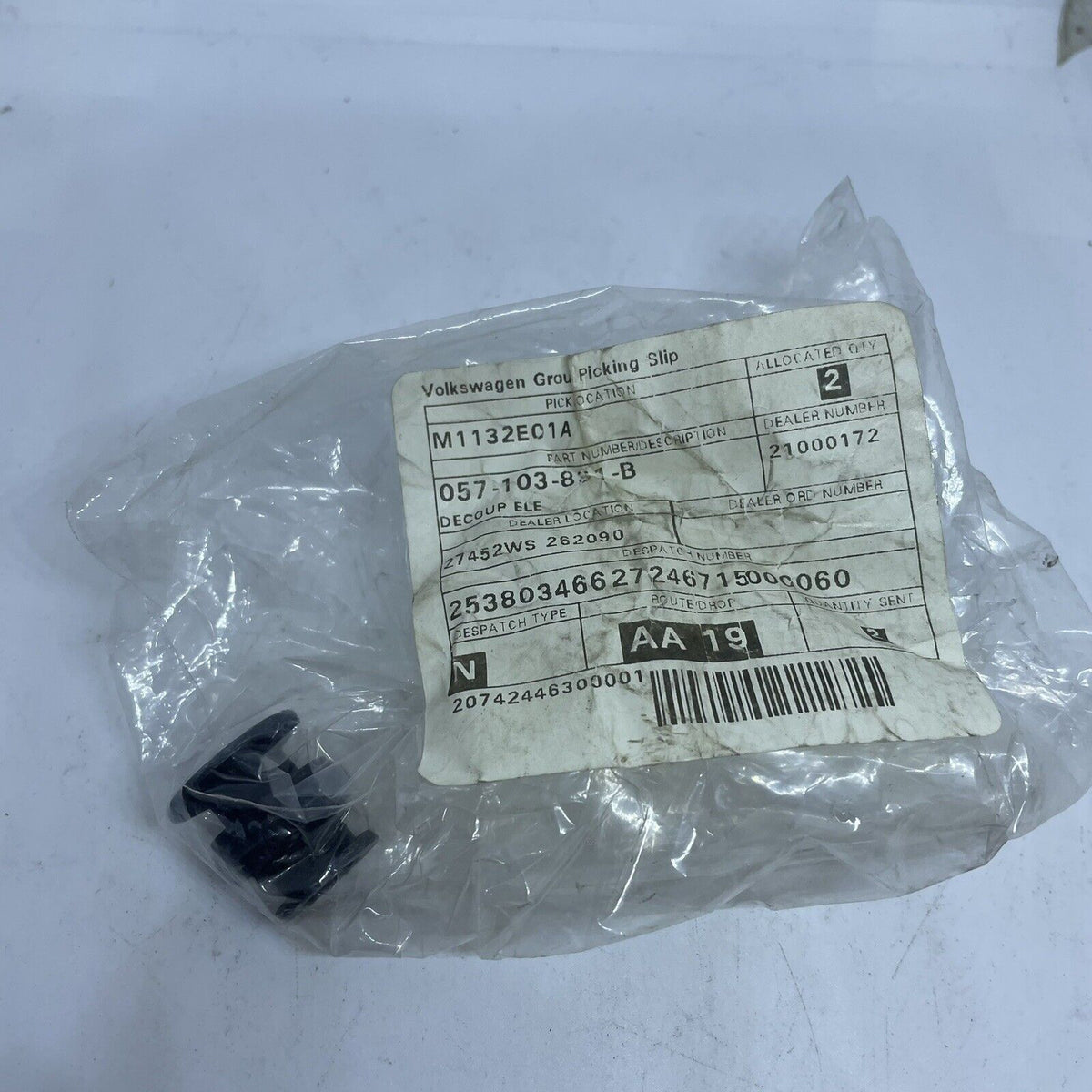 Genuine Volkswagen Decoupling Element 057103831B – Genuine Parts Ltd