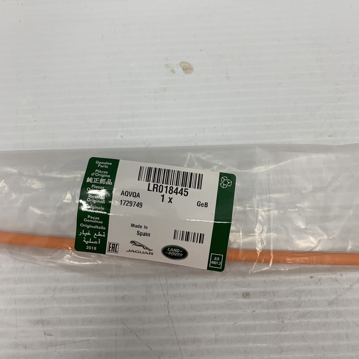Genuine Range Rover 2010-2012 Axle Valve To Front RH Spring LR018445 ...
