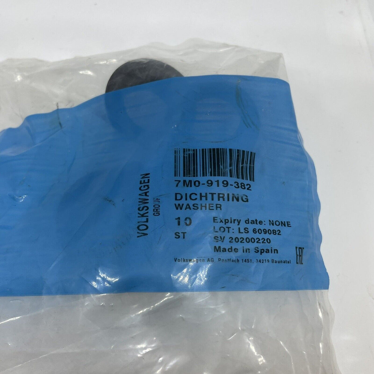 Genuine Volkswagen Seal Ring x4 7M0919382 – Genuine Parts Ltd