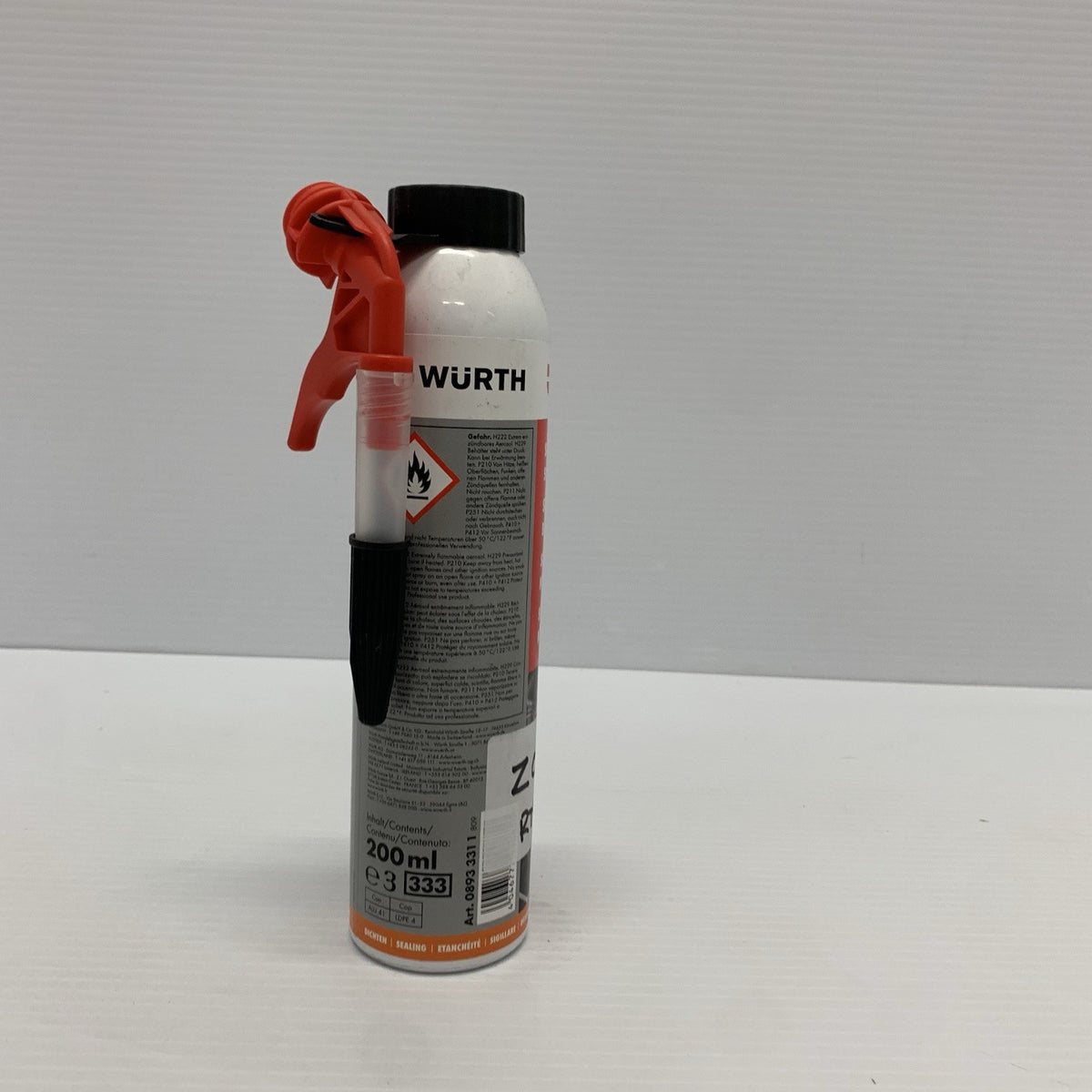 WURTH Super RTV Silicone Adhesive & Sealant Compound Black Colour 200m ...