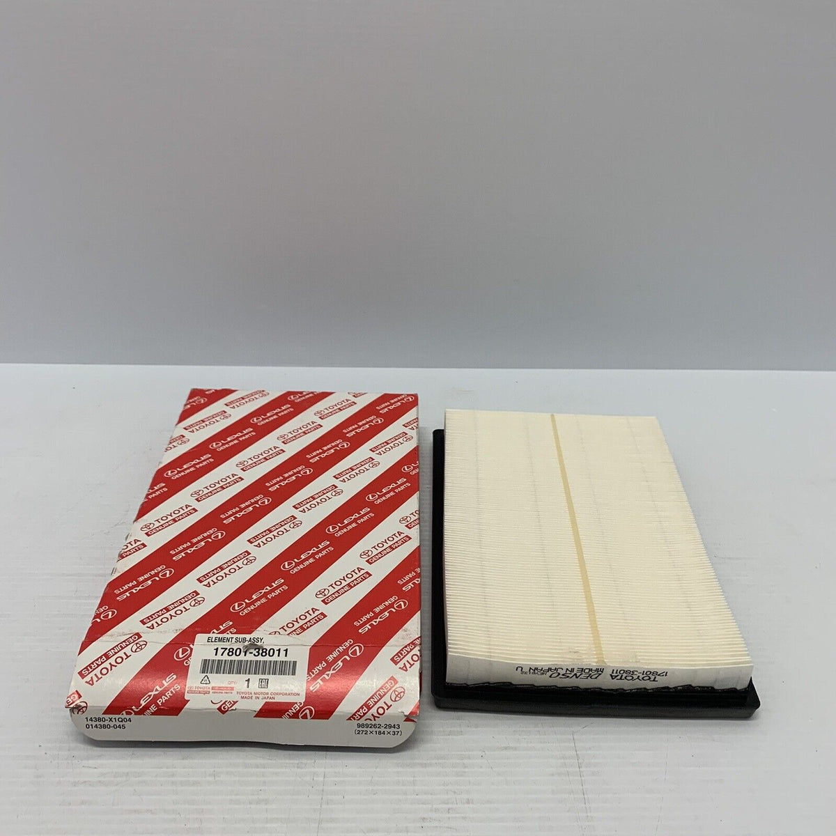 Genuine Toyota 17801-38011 Air Filter Element Sub-Assembly – Genuine ...