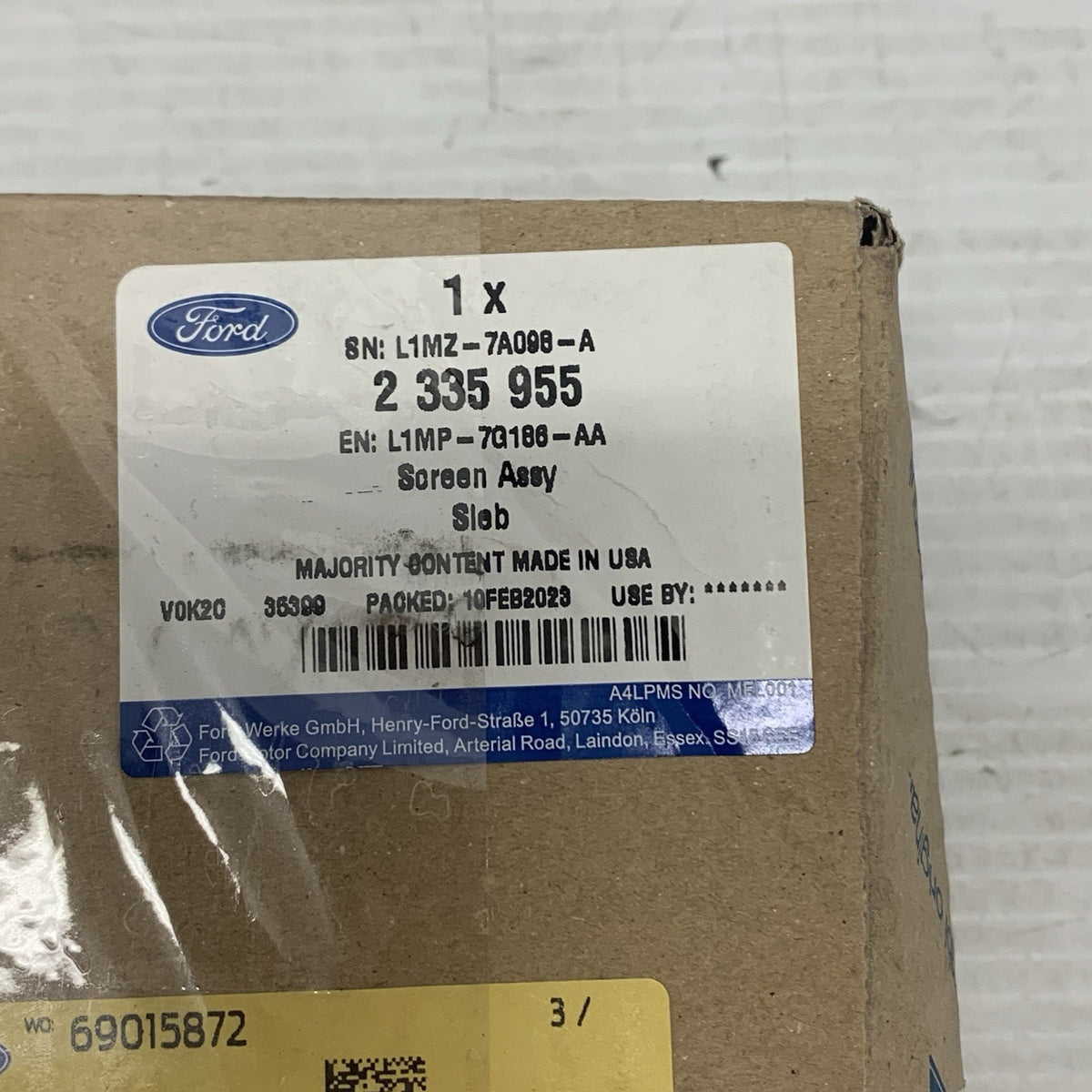 FORD RANGER T6 MK3 Transmission Filter Screen Assy 2335955 NEW GENUINE ...