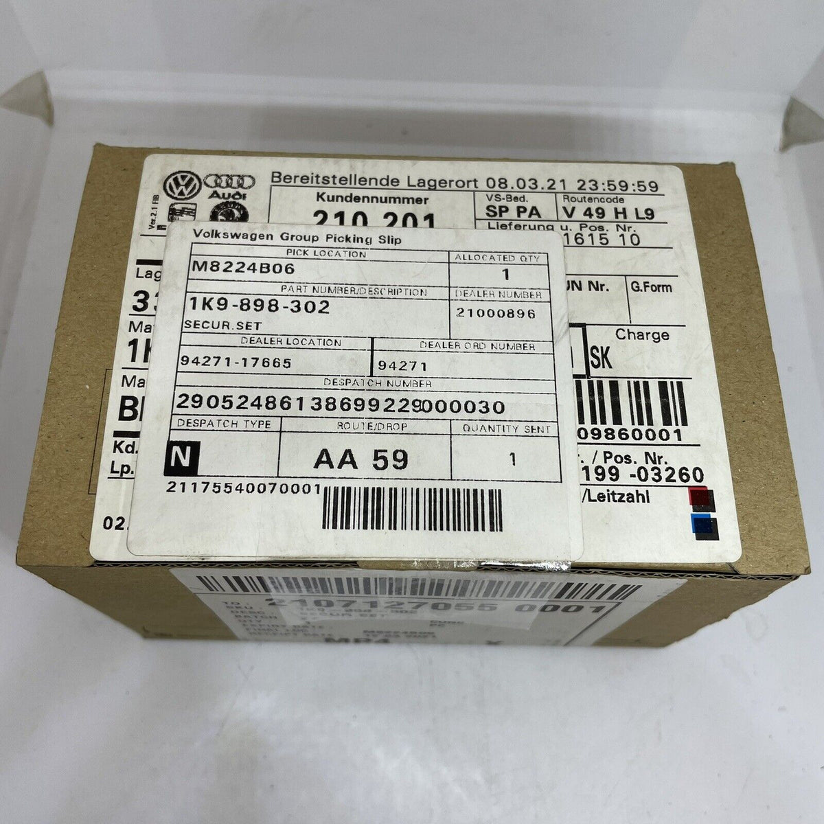 VW GENUINE AUDI SKODA Golf Variant 4Motion 1 Set Attachment Parts 1K98 ...