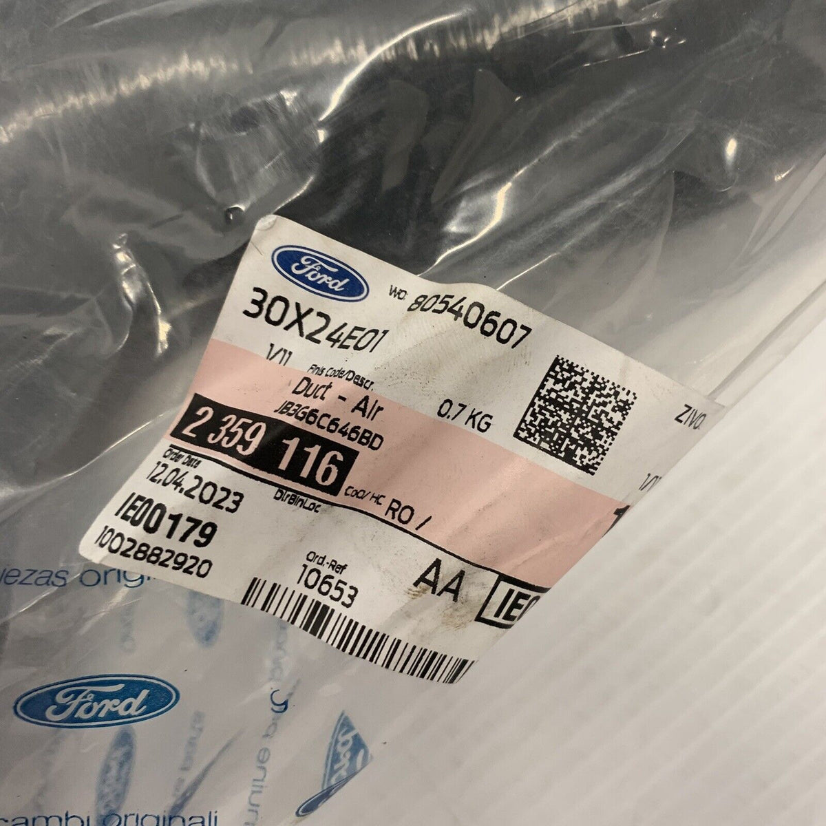 Genuine Ford Duct - Air | 2359116 – Genuine Parts Ltd