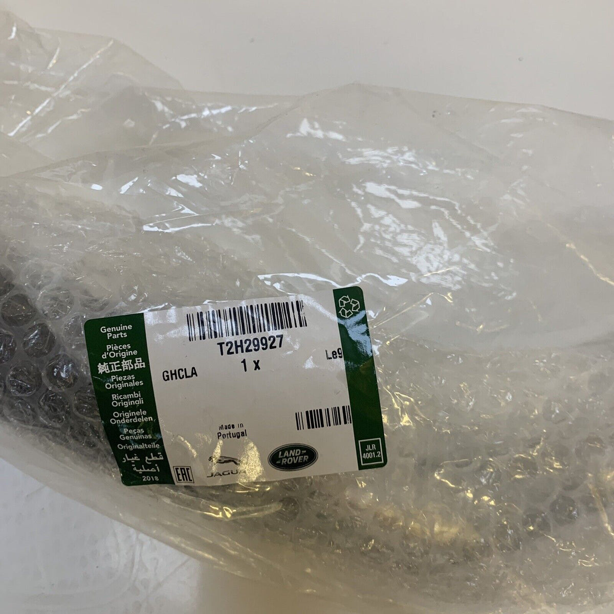 JAGUAR - XE RANGE TUBE EGR COOLER TO EXHAUST, HIGH PRESSURE PART- T2H2 ...