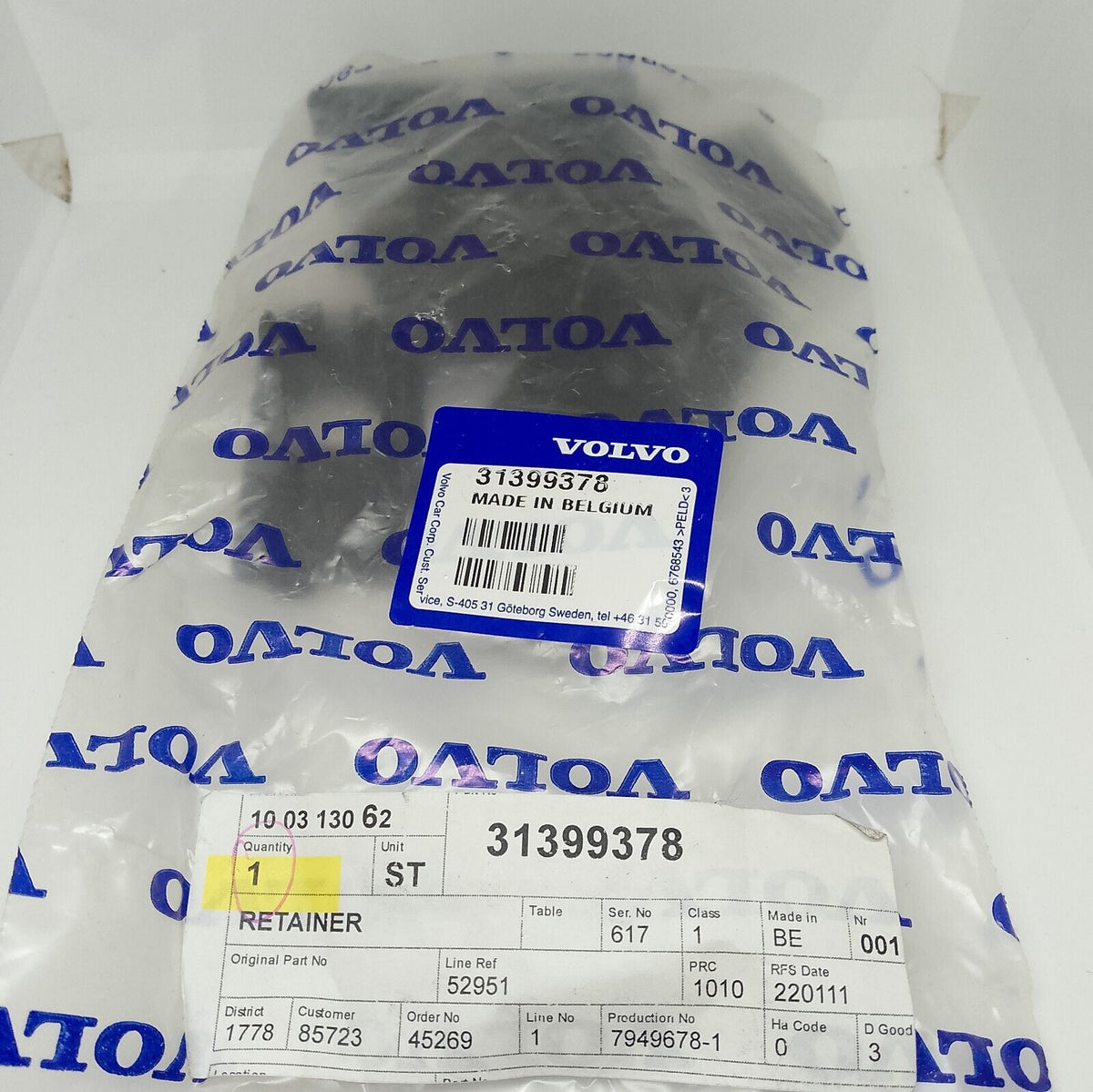 NEW GENUINE Volvo REAR Parking Sensor Retainer 31399378 – Genuine Parts Ltd