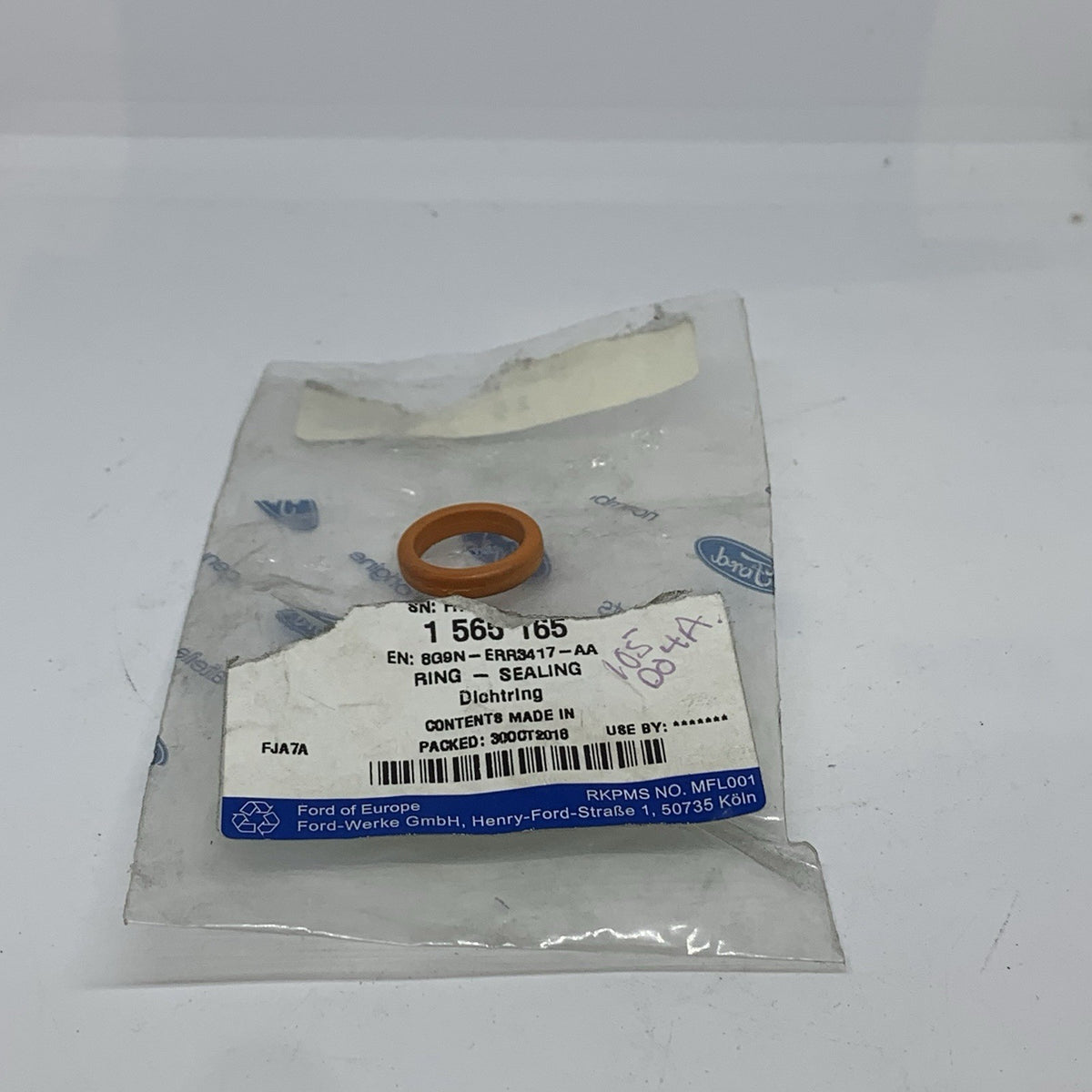 Genuine Ford 1565165 Turbo Oil Return Pipe Seal Ring – Focus RS/ ST OE ...