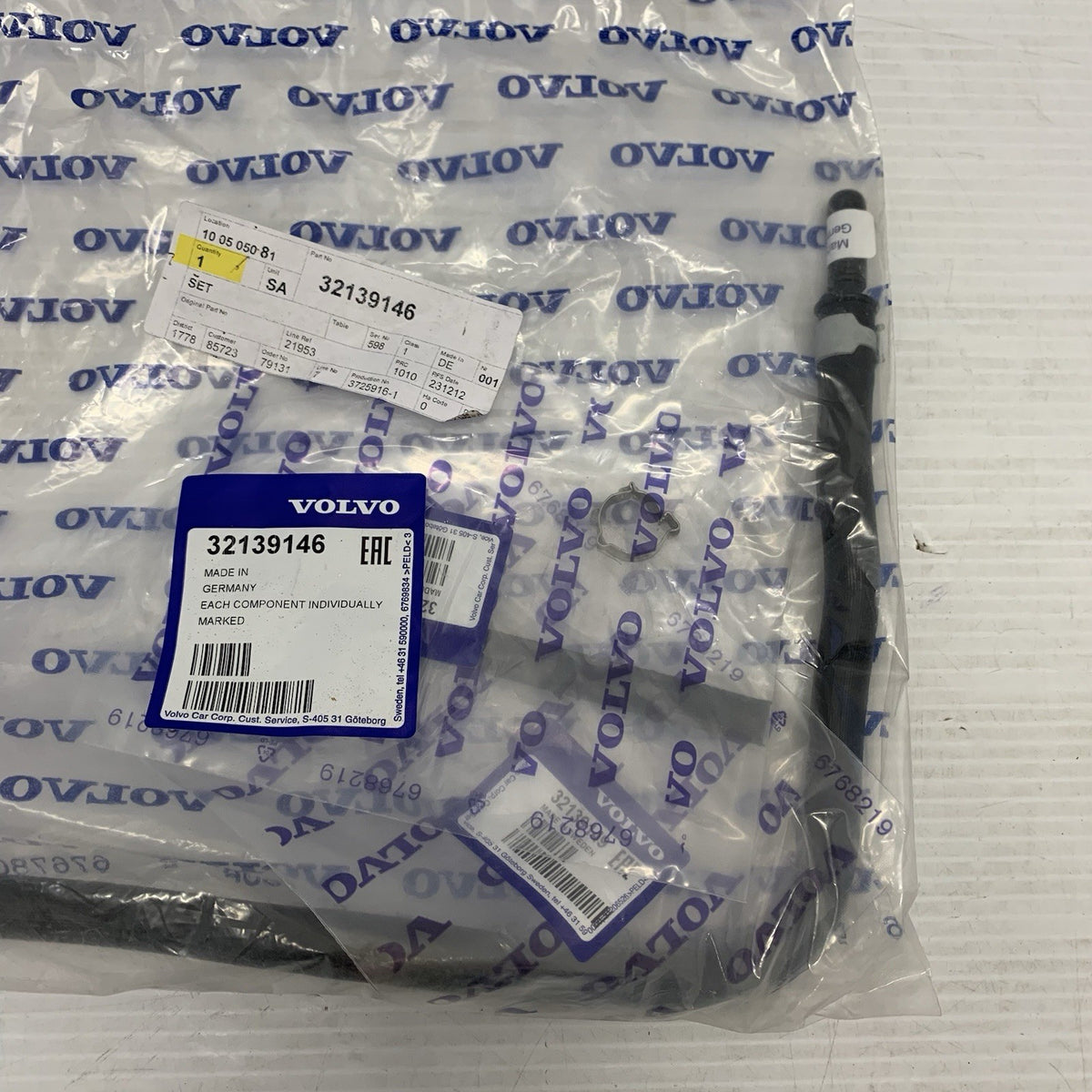 Genuine 32139146 Hose Set for Volvo XC60 XC70 S80 – Genuine Parts Ltd