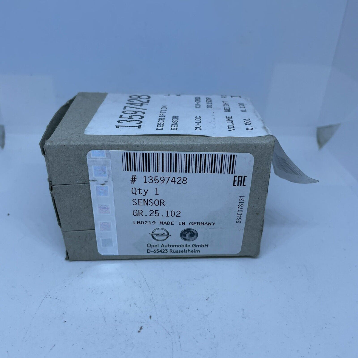 Genuine Vauxhall Zafira clutch pedal sensor 13597428 – Genuine Parts Ltd