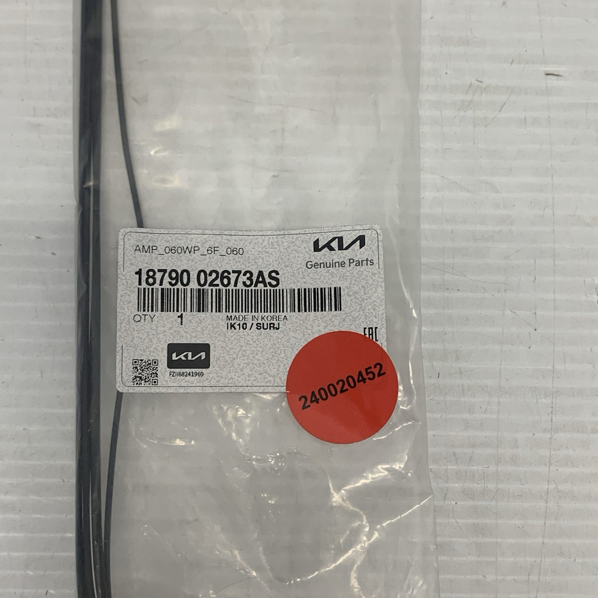 Genuine Kia repair kit wiring connector 1879002673as – Genuine Parts Ltd