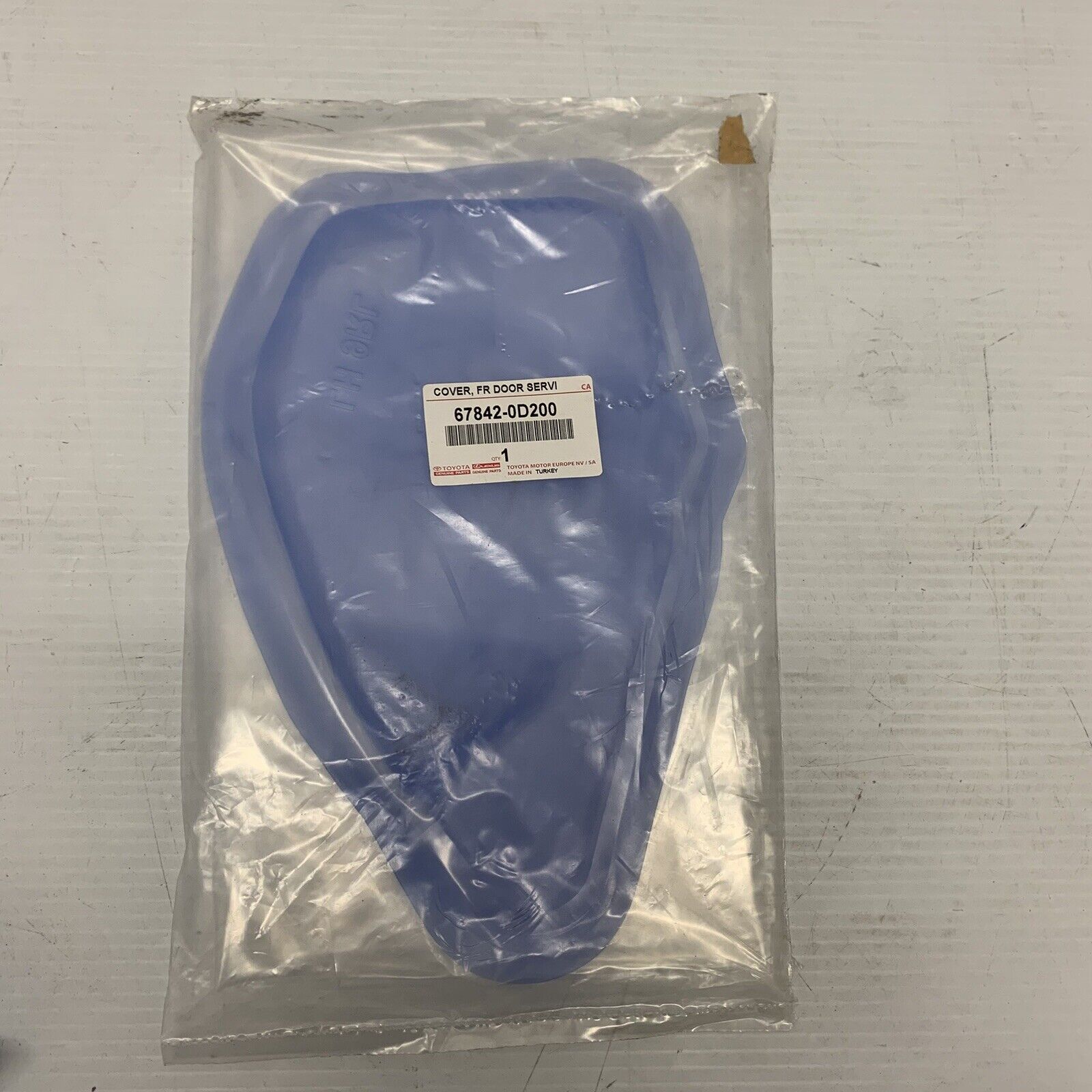 Toyota Rear Left Door Water Shield Yaris 2015-2018 Genuine New 67842-0 ...
