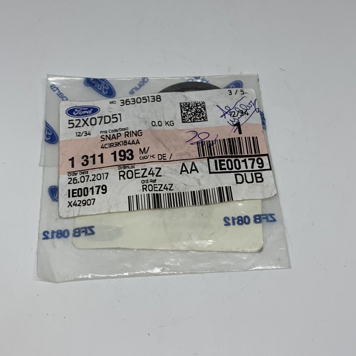 Genuine Ford Transaxle Shaft Snap Circlip Ring 1311193 – Genuine Parts Ltd