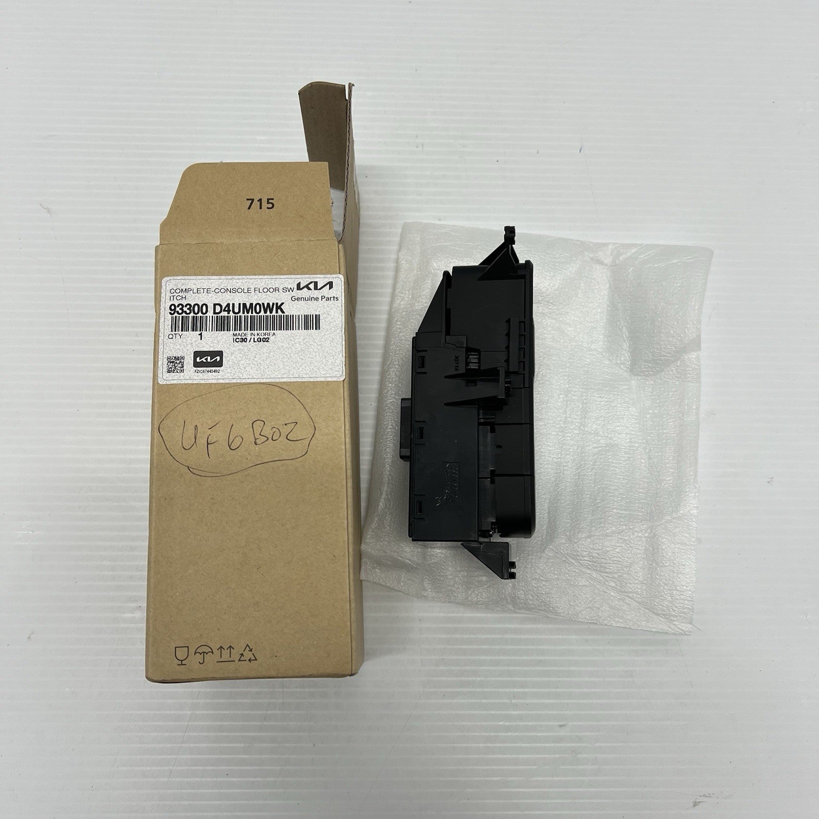 Genuine Hyundai/Kia 93300D4UM0WK Complete Console Floor Switch OEM ...