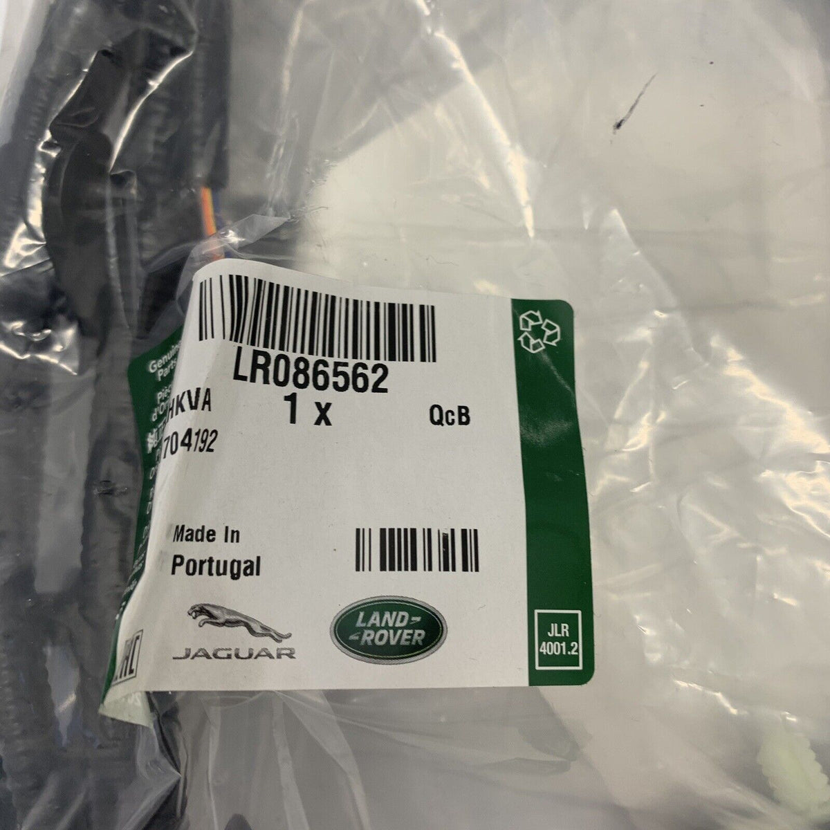 Genuine Land Rover Range Rover evoque 12 front bumper wiring lr086562 ...