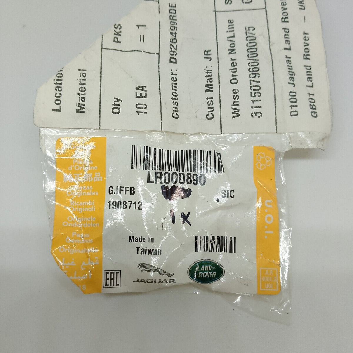 NEW Genuine Land Rover Range Rover screws x1 - LR000890 – Genuine Parts Ltd