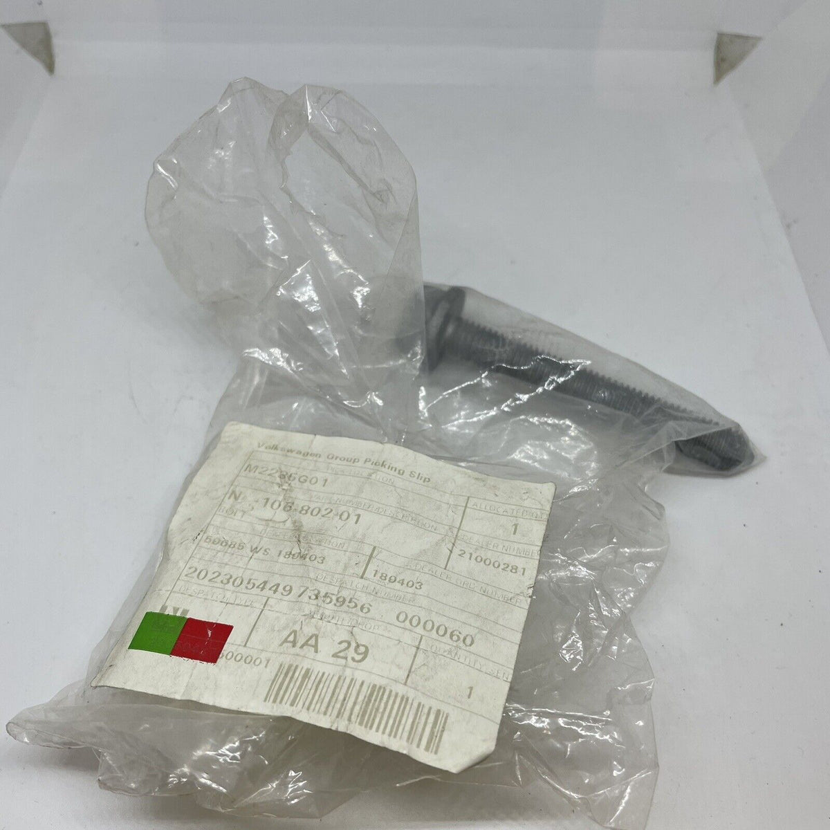 Genuine Volkswagen Bumper Retaining Bolt N10680201 – Genuine Parts Ltd