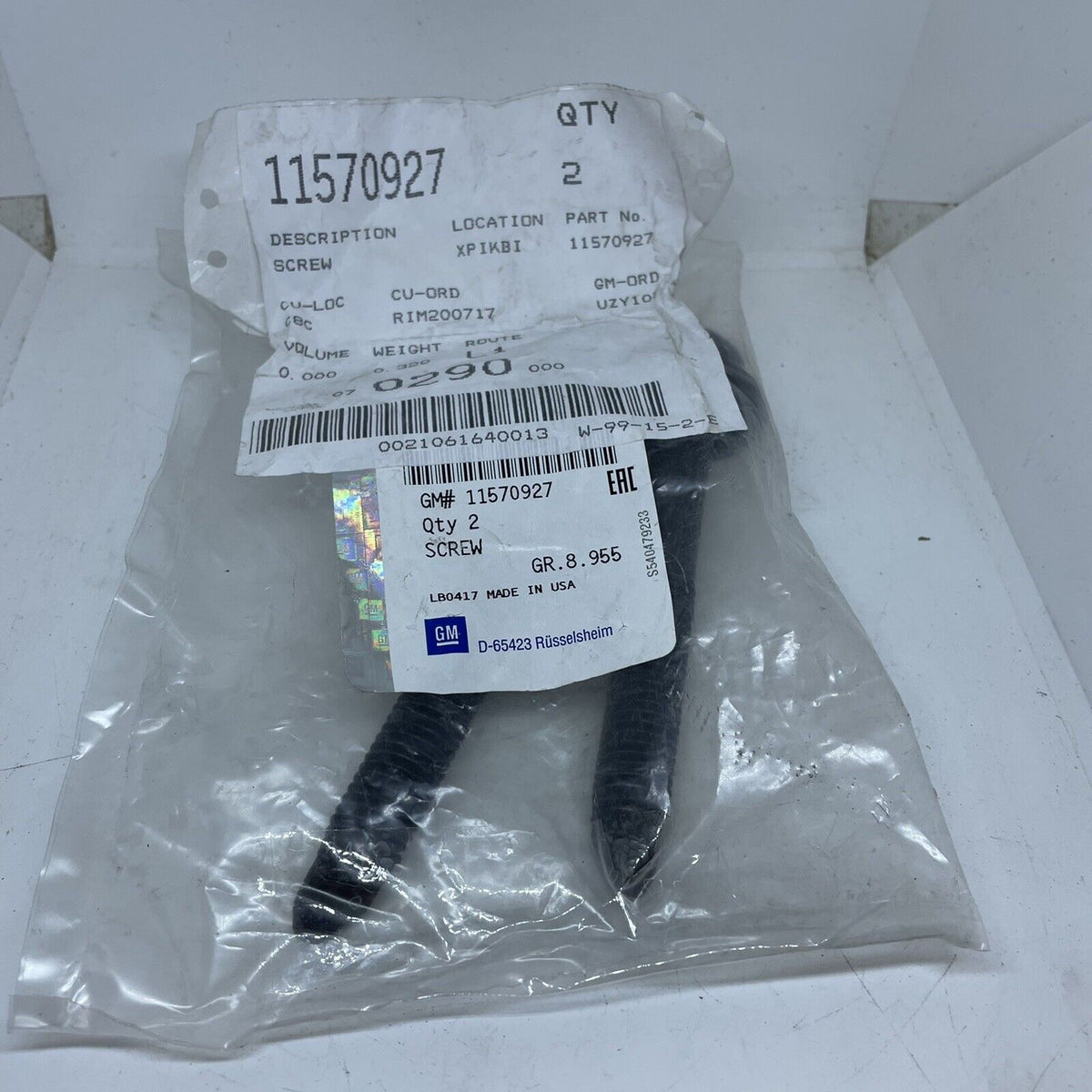 Genuine Vauxhall Insignia Front Suspension Cross Member Bolt x 2 - 115 ...