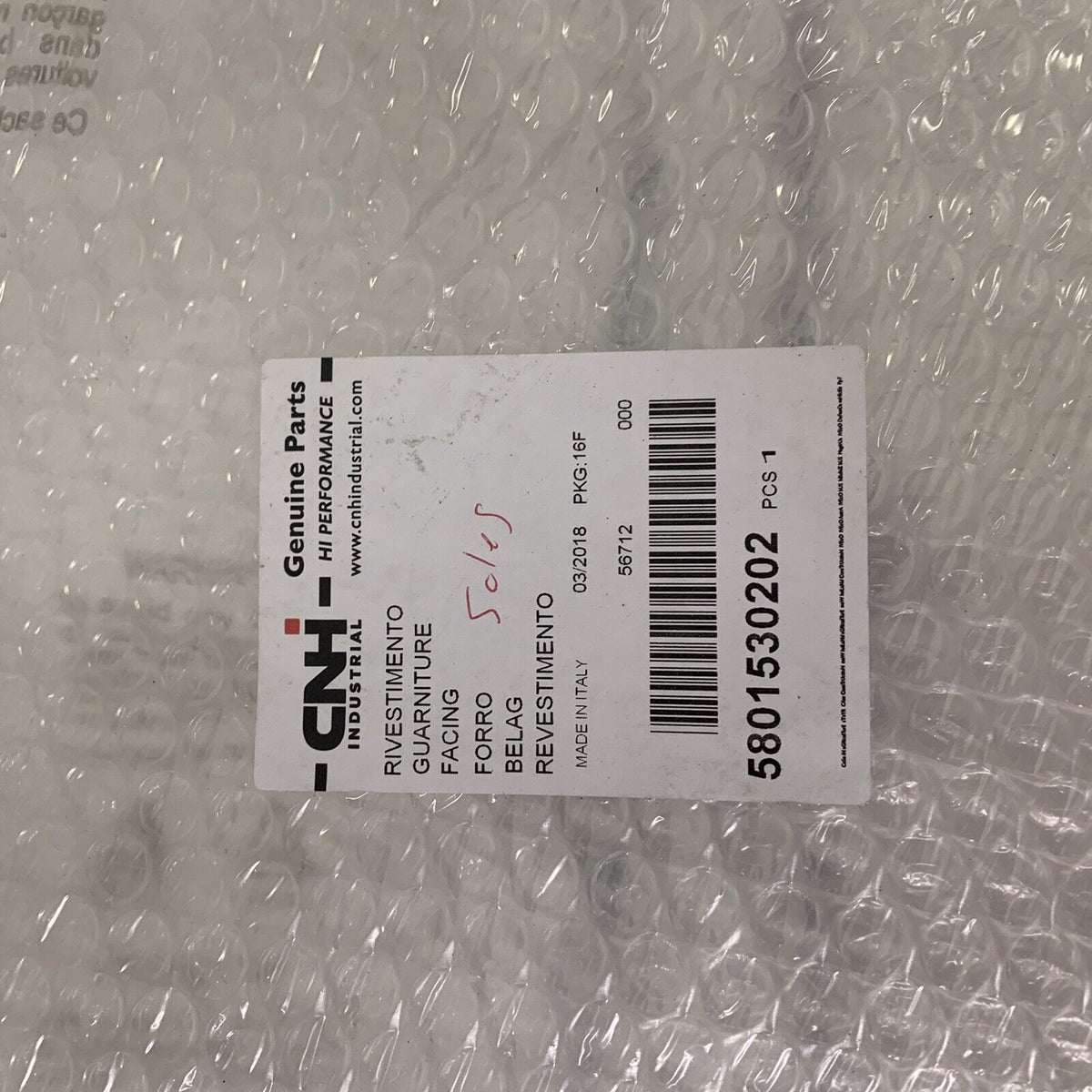 Genuine Iveco wheel arch trim rear left or right 5801530202 – Genuine ...