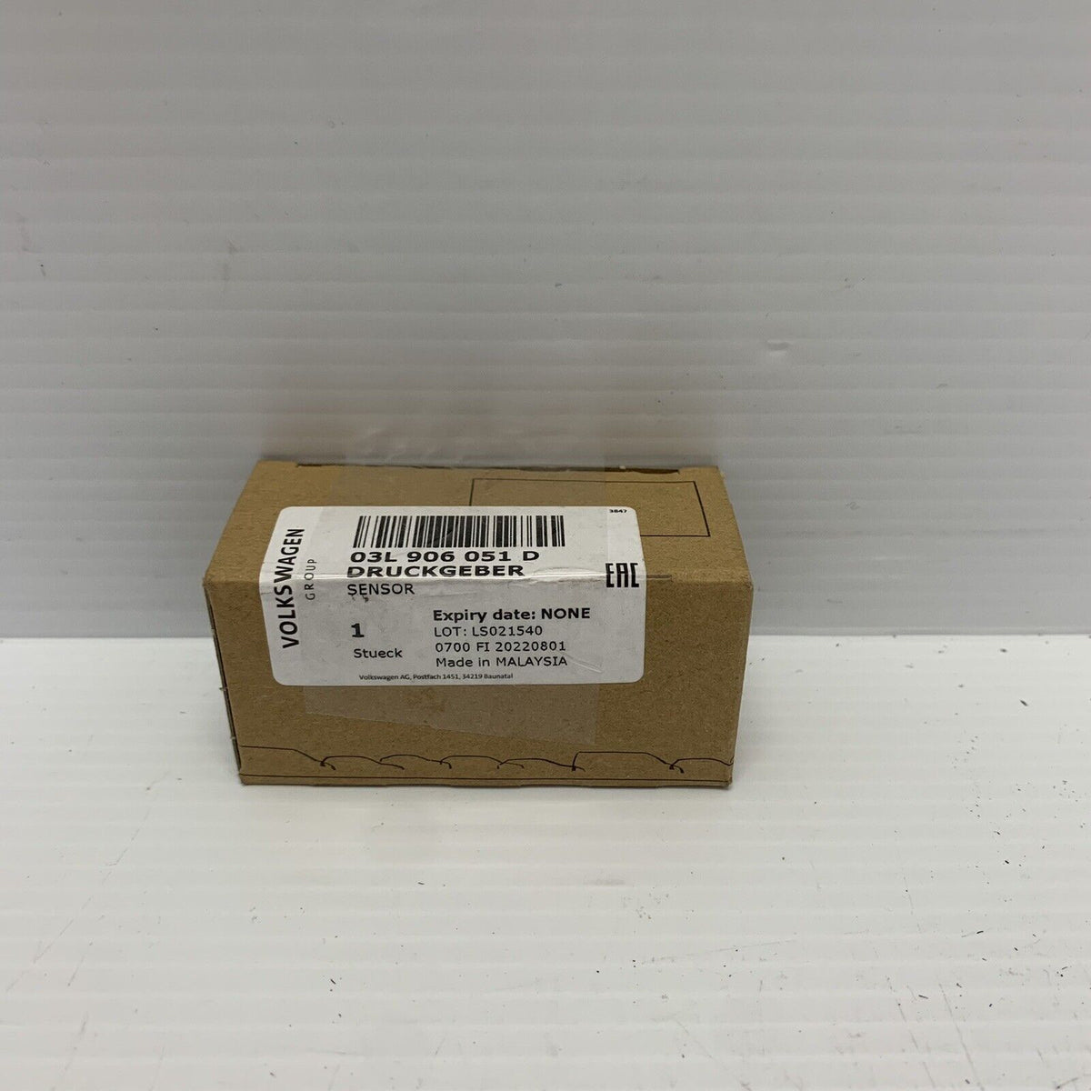VW Audi DPF Pressure Difference Sensor CHECK FIRST 03L906051D New Genu ...