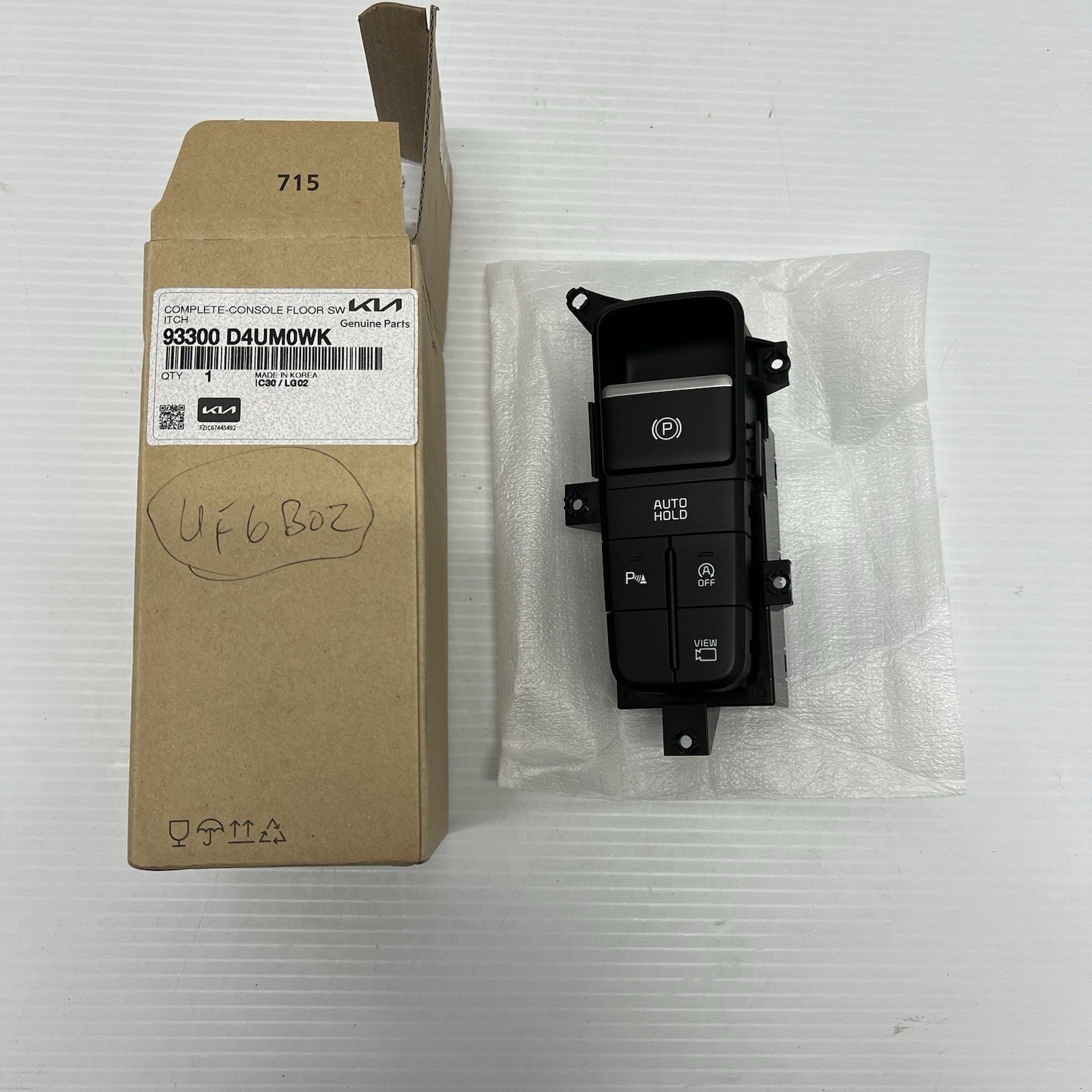 Genuine Hyundai/Kia 93300D4UM0WK Complete Console Floor Switch OEM ...