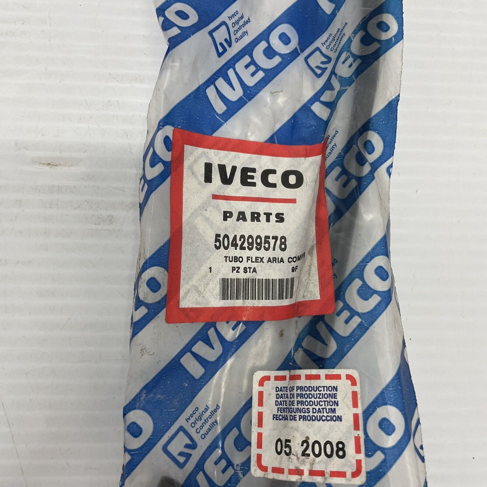 Genuine Iveco Turbo Flex Hose 504299578 – Genuine Parts Ltd