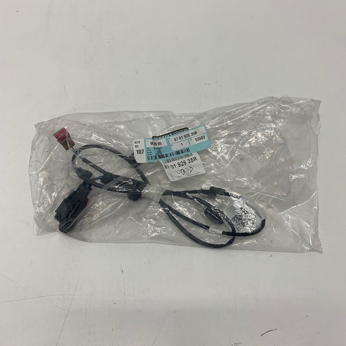 Genuine New Renault Captur Front Passengers Seat Wiring Harness 870192 ...