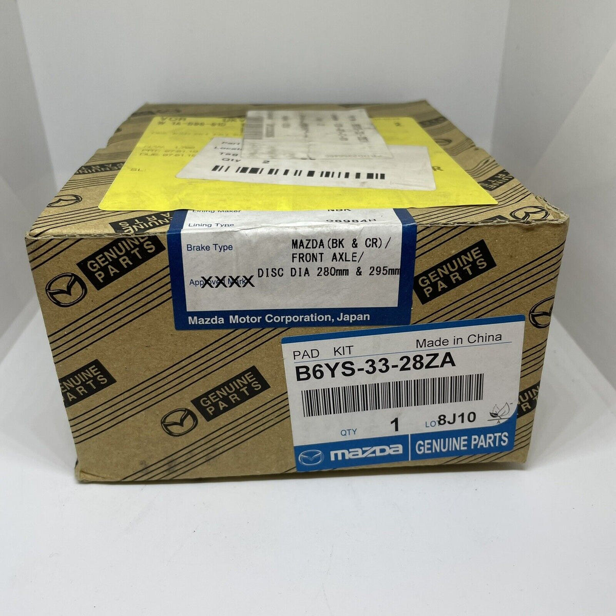 Genuine Mazda CX3 Front Brake Pad Set B6YS3328ZA – Genuine Parts Ltd