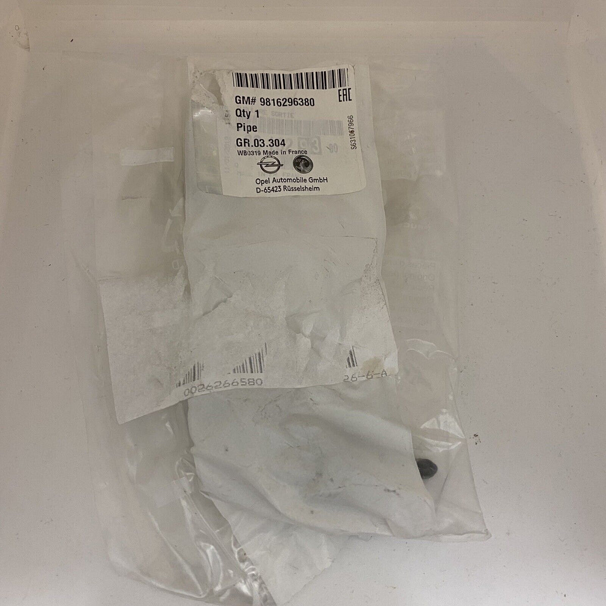 Genuine Citroen Injection Pump/Distributor High Pressure Pipe 98162963 ...