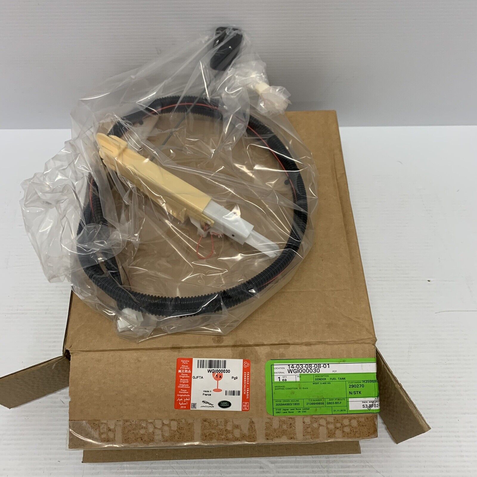 OEM LAND ROVER RANGE ROVER L322 FUEL SENDER PUMP WGI000030 GENUINE ...