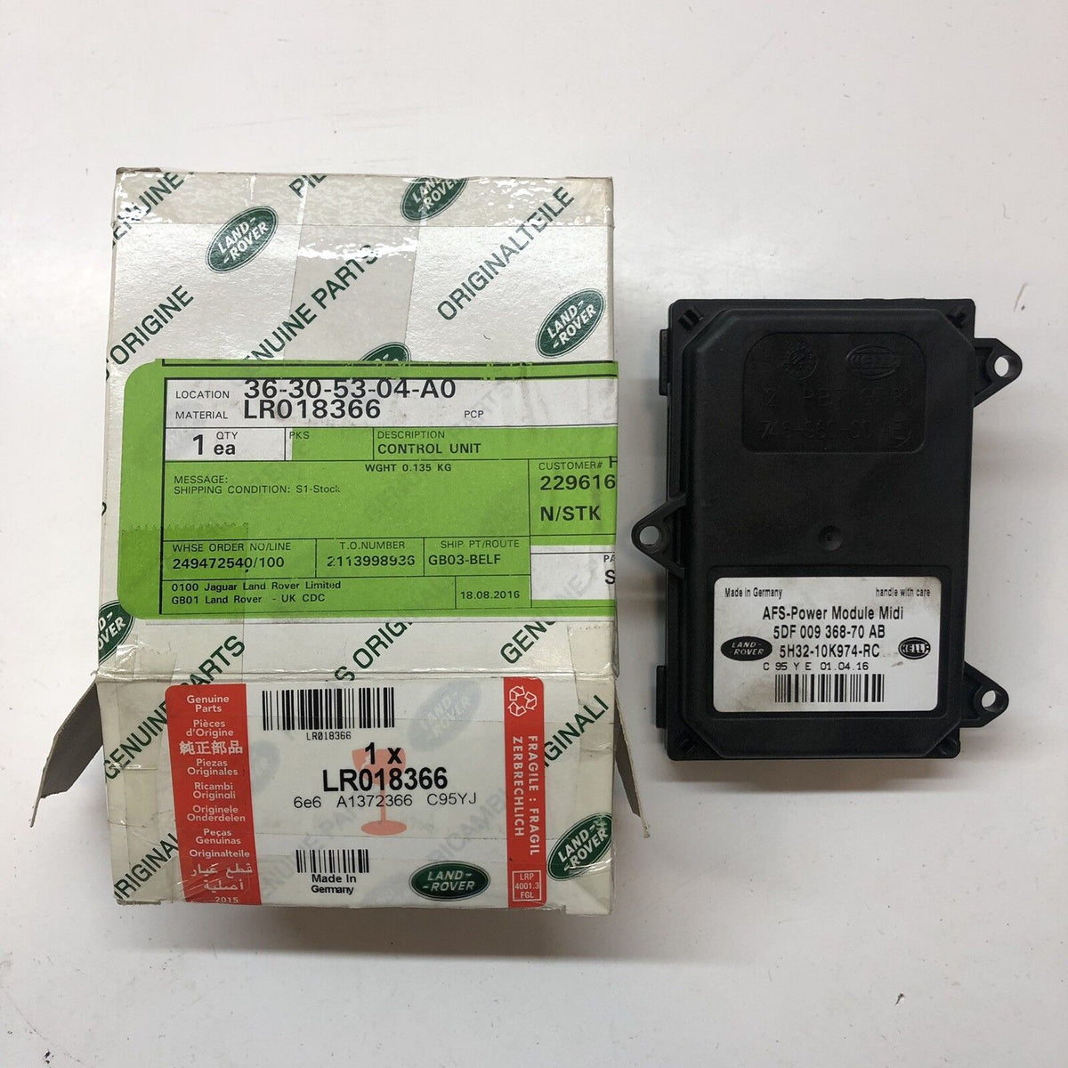 LAND ROVER HEADLAMP BALLAST XENON HID MODULE RANGE ROVER /SPORT OEM NE ...