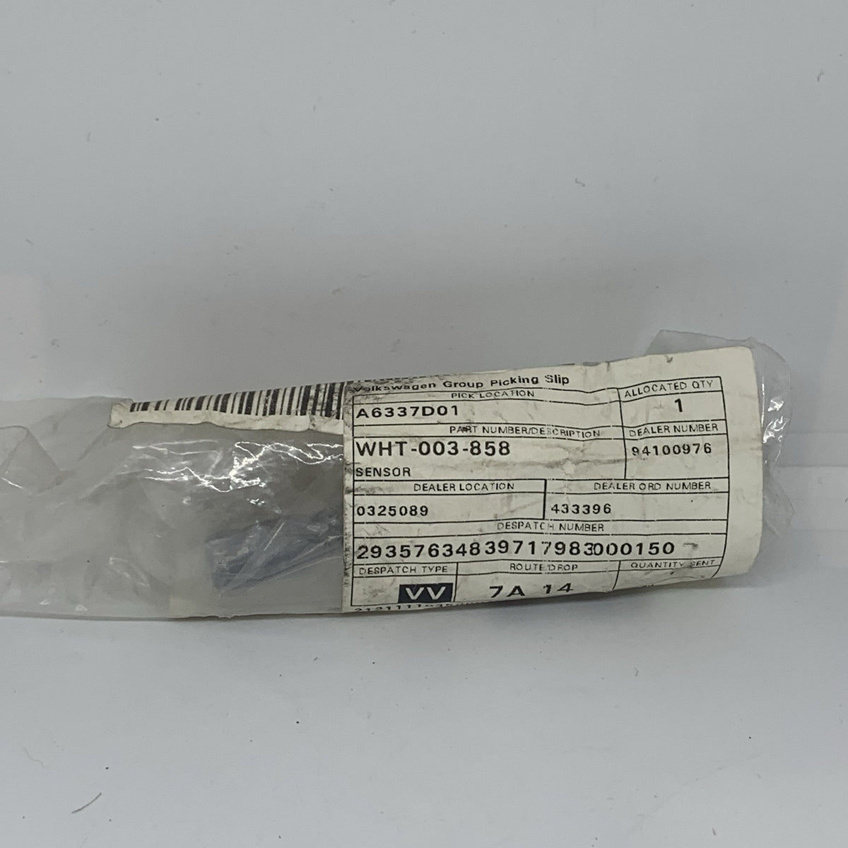 Genuine Volkswagen Seat Audi Skoda Speed sensor WHT003858B – Genuine ...